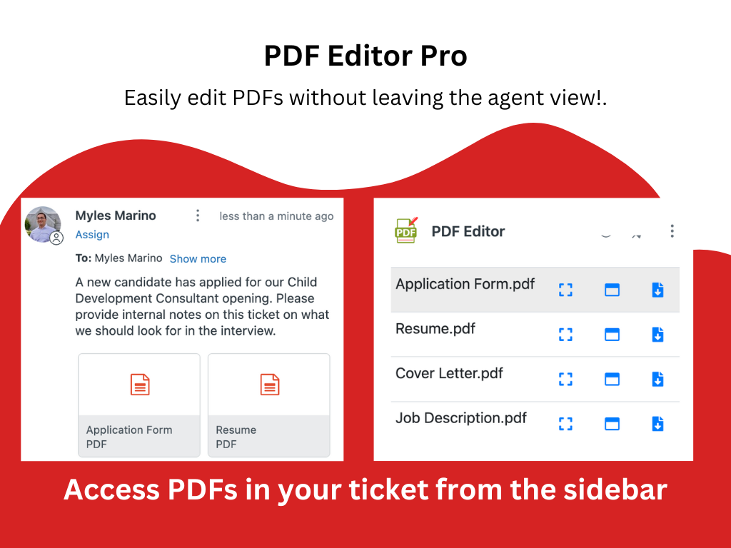 PDF Editor Pro App Integration with Zendesk Support